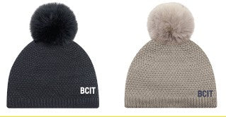 Pom Pom Toque - BCIT Logo | BCITSA Geared Up