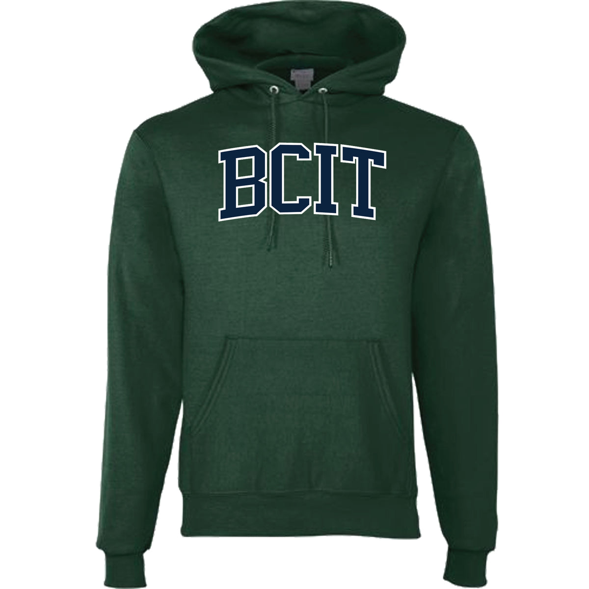 Champion Hooded Sweatshirt with 2 Color Twill decoration | BCITSA Geared Up
