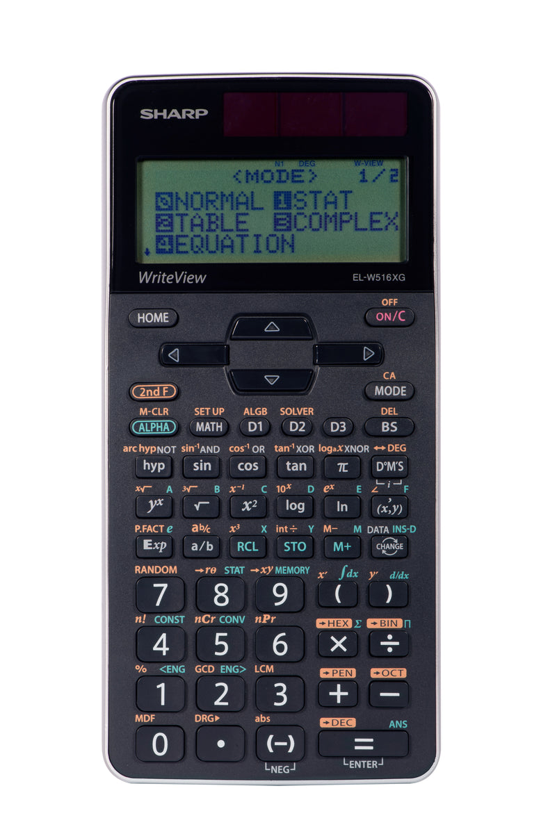 BCIT | Sharp EL W516XGB SL Scientific Calculator | bcitsa.ca/gearedup ...